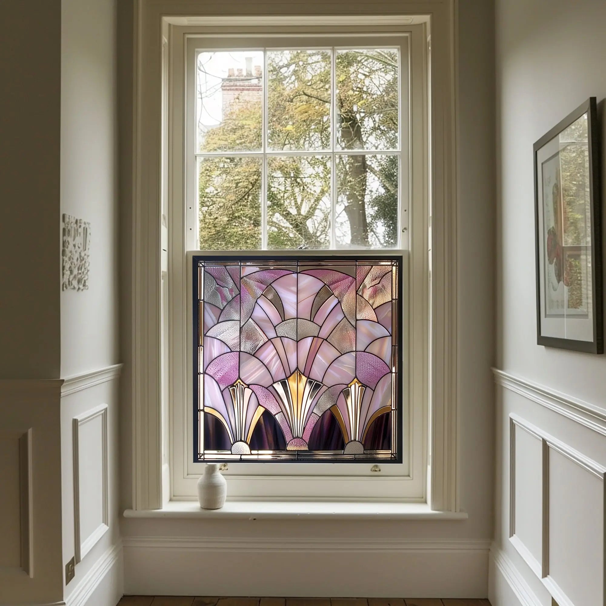 Stunning Purple Stained Glass Window Film - Creative Window Films ...