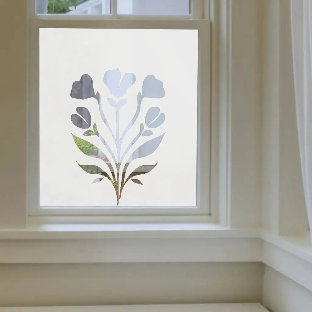 Frosted Cut Out Contemporary Window Film - Creative Windows